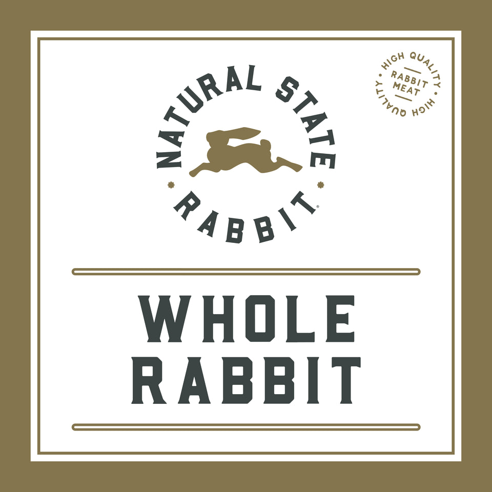 Whole Young Rabbit with Giblets | Natural State Rabbit