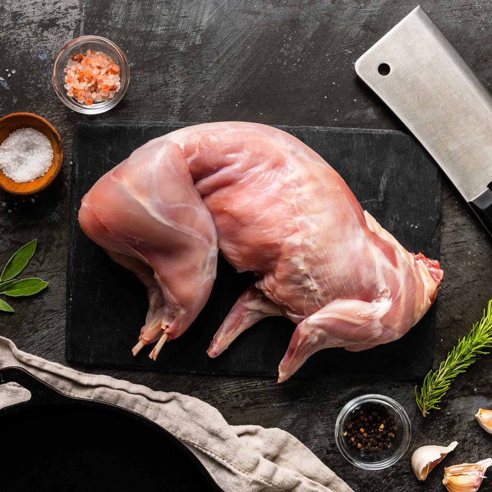 Pel-Freez Whole Young Rabbit with Giblets (frozen) | Natural State Rabbit